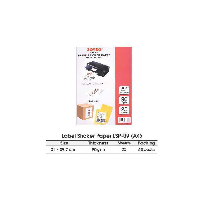 Joyko Label Sticker Paper LSP-09