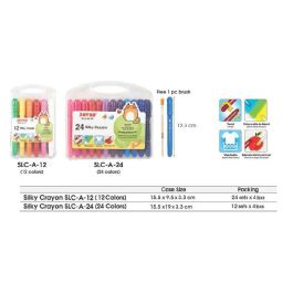 Krayon Halus / Silky Crayon Joyko Dengan Aneka Warna Terang Yang Cantik ...