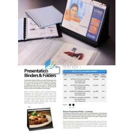 Harga Bantex 5514 Flipover Presentation Binder A4 Landscape Blue or ...