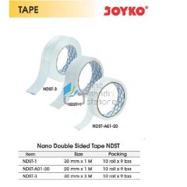 Katalog harga Joyko NDST-1 | NDST-3 | NDST-A01-20 Nano Double Tape ...