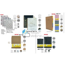 Harga murah Joyko Notebook NB-715B5 Buku Tulis Catatan Diary Agenda Bergaris Spiral Hard Cover