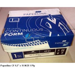 Supplier Paperline CF 9,5" x 11 NCR 1 Ply Continuous Form Kertas Print ...