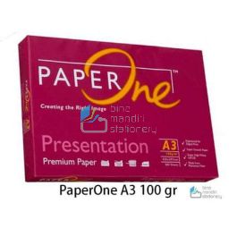 Jual PaperOne A3 100 gr Kertas Fotocopy Print HVS Putih