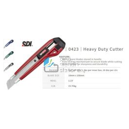 Jual SDI terlengkap seperti SDI 0423 Cutter Knife (L-500) Auto Lock ...